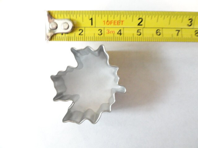 MINI LEAF Cookie Cutters Set/2. 2 Inches - Etsy
