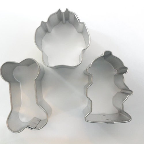 Simply Unleashed Bone Shaped Cookie Cutters Set of 3 for - Etsy