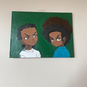 Art, Wall Art, Boondocks, Canvas Painting, Riley - Etsy