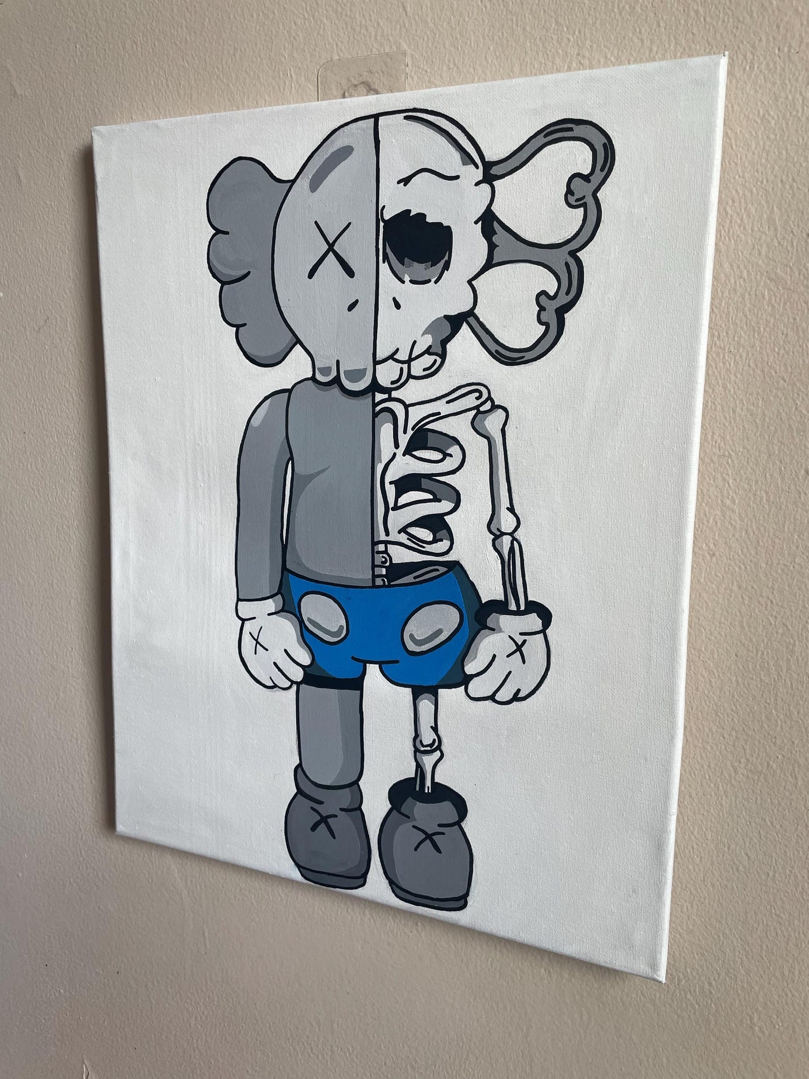 Art, Animation, Kaws, Wall Decor, Room Decor, - Etsy