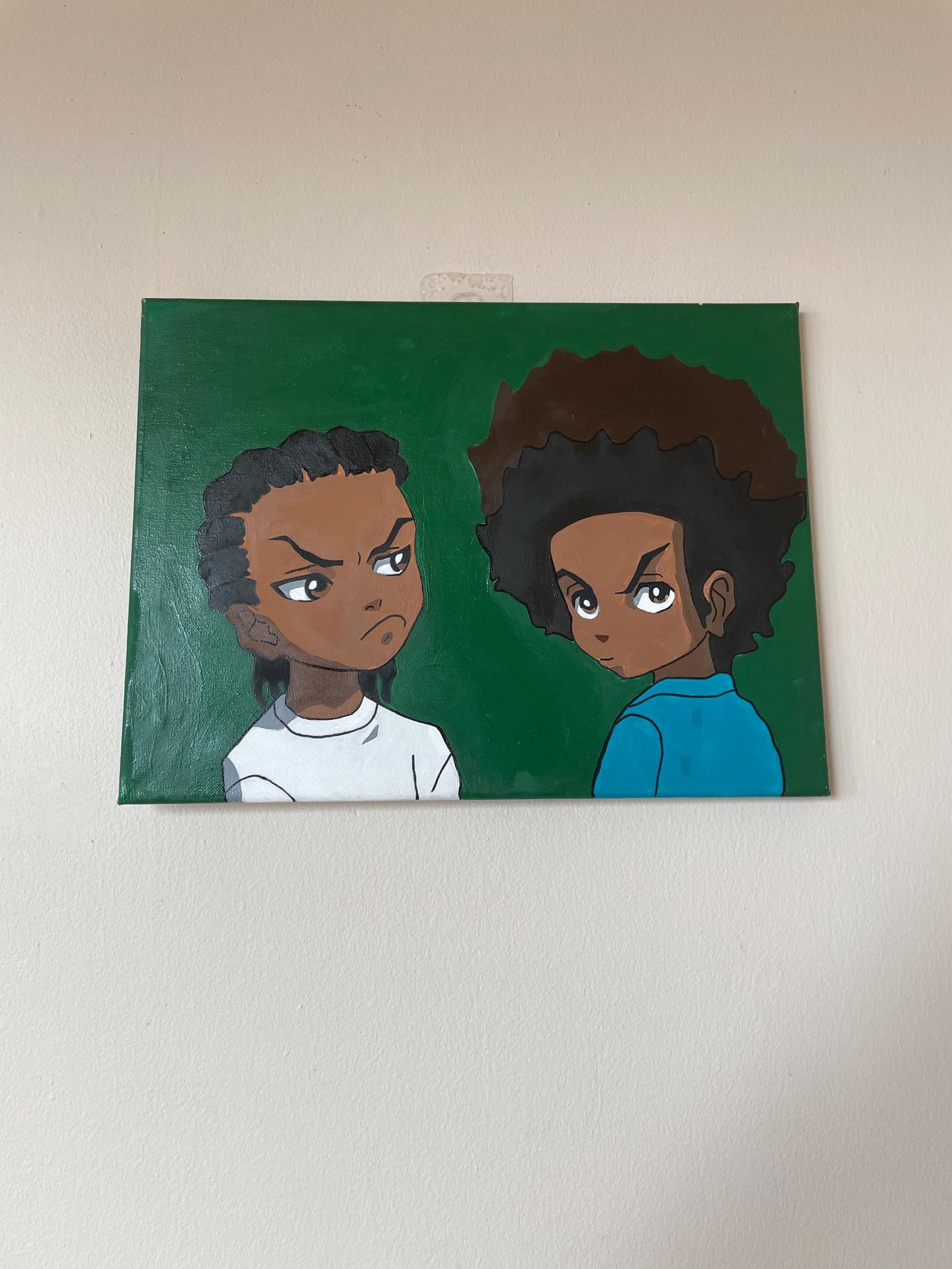 Art, Wall Art, Boondocks, Canvas Painting, Riley - Etsy