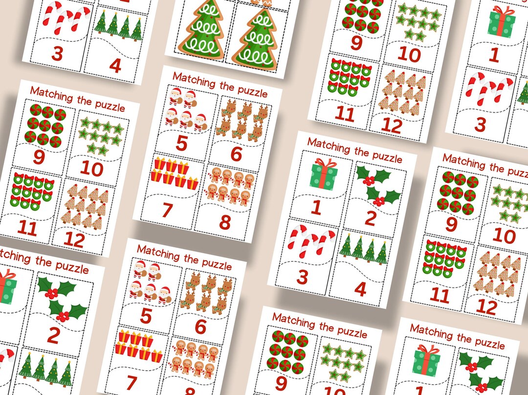 Christmas Games for Kids. Printable Holiday Fun Activities. Children's ...