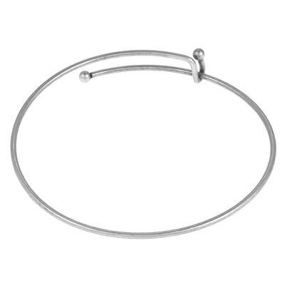 1 SILVER Bangle Bracelet Blank 7 1/2 Inch Jewelry Making - Etsy