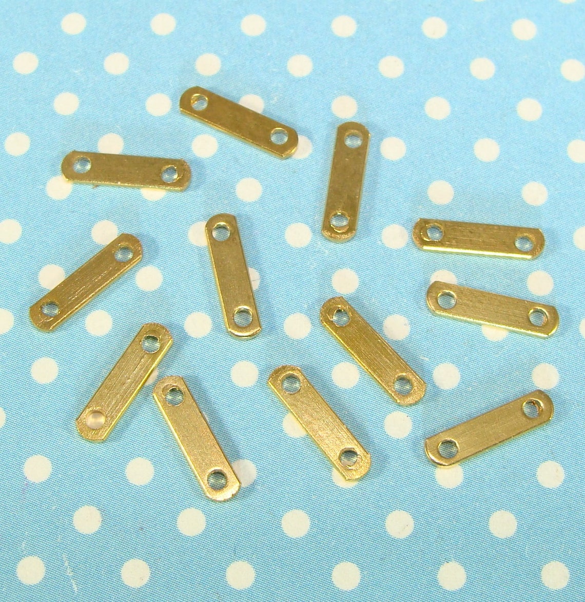 14 Gold Separator Bars 2 Hole Multi Strand Divider Row - Etsy