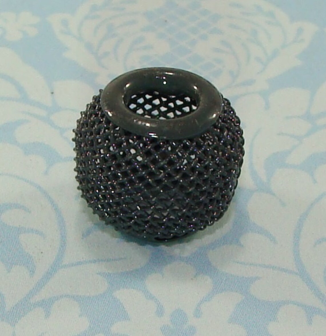12 Grey Mesh Beads Gunmetal 12mm Beads 42731DARK Dark Gray - Etsy