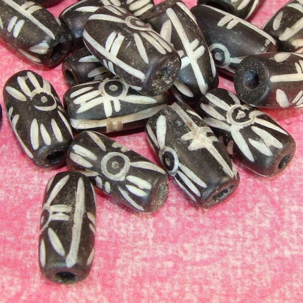 Indian Bone Beads - Etsy