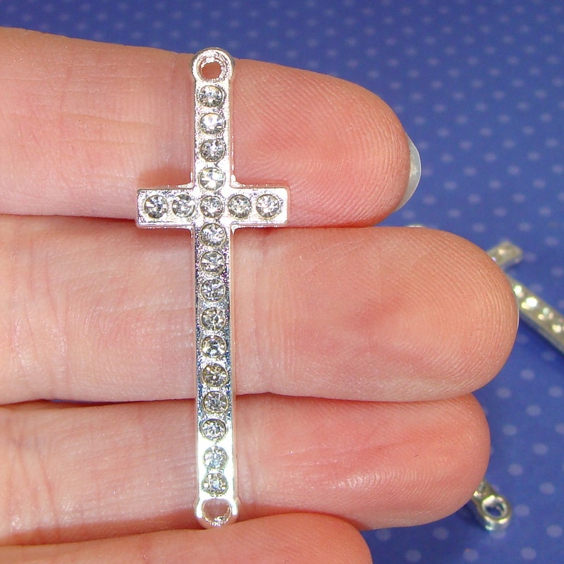 Rhinestone Connector - Etsy