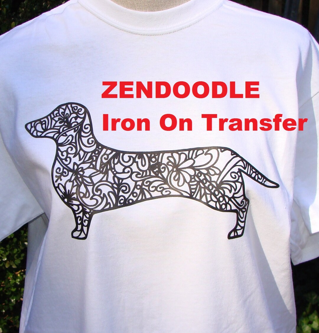 3 Dachshund Dog TRANSFERS Iron on for T Shirts Totes Leave as is or DIY ...