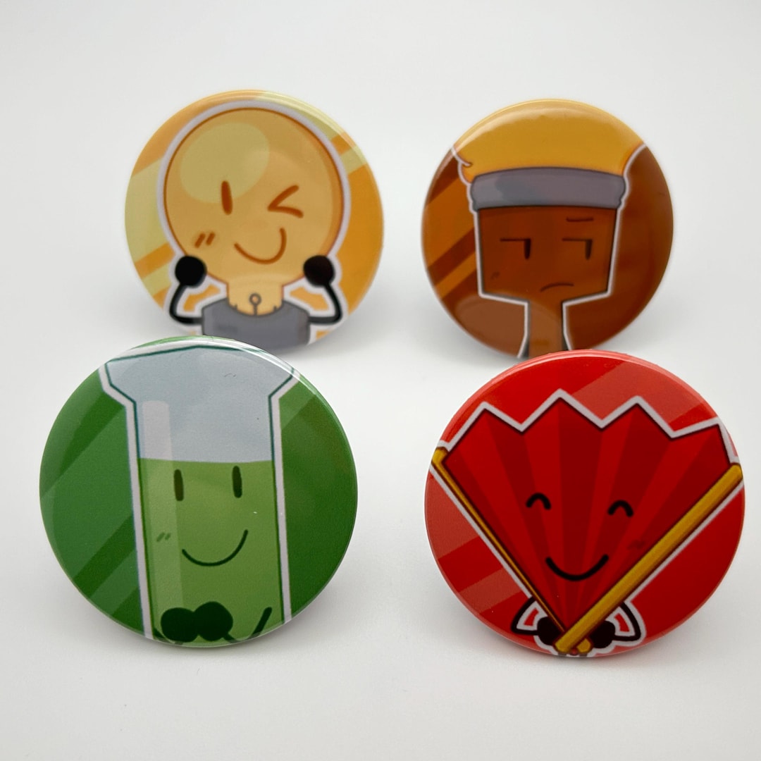 Bright Lights Badge Set - Inanimate Insanity - Object Show - Etsy