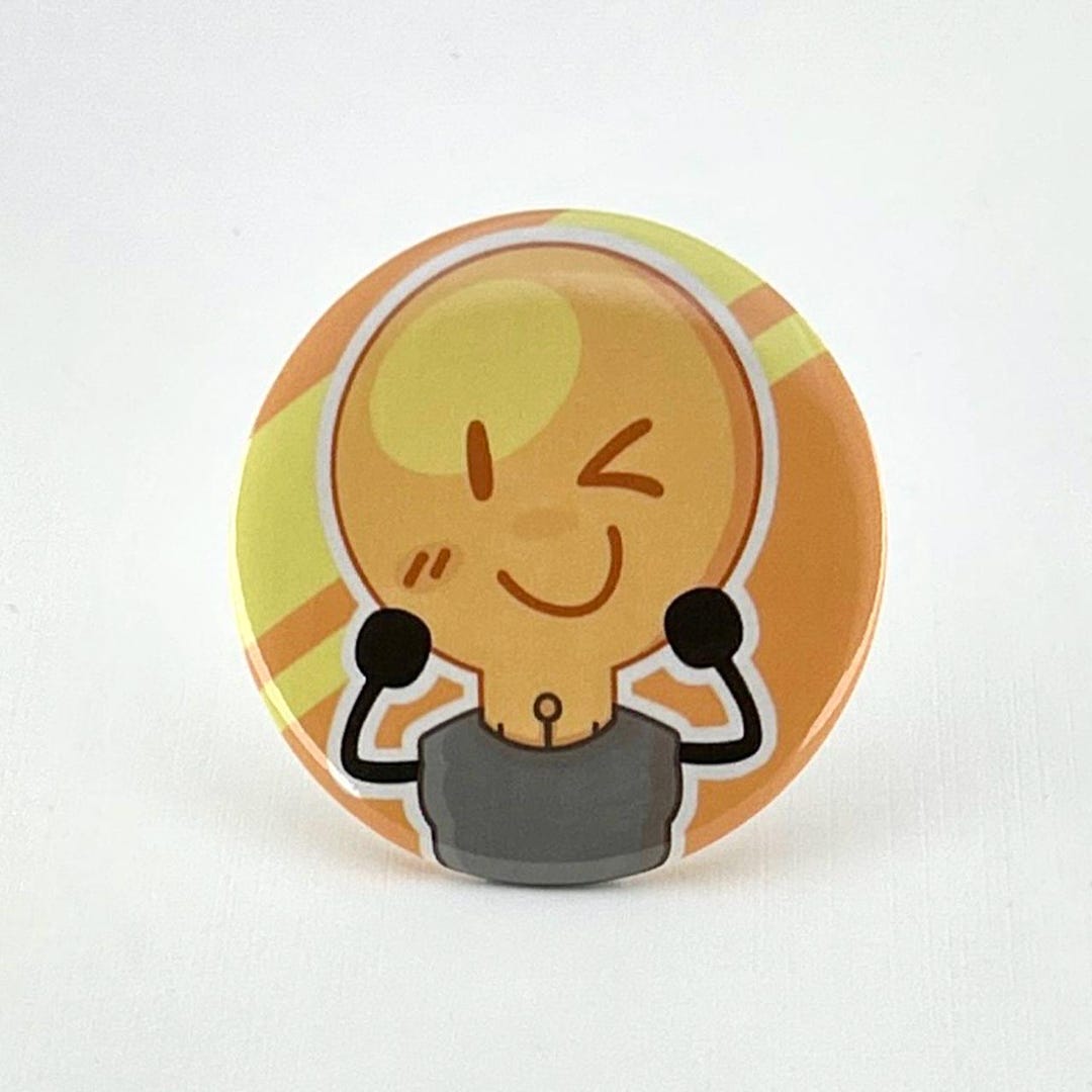 Lightbulb Badge - Inanimate Insanity - Object Show - Etsy