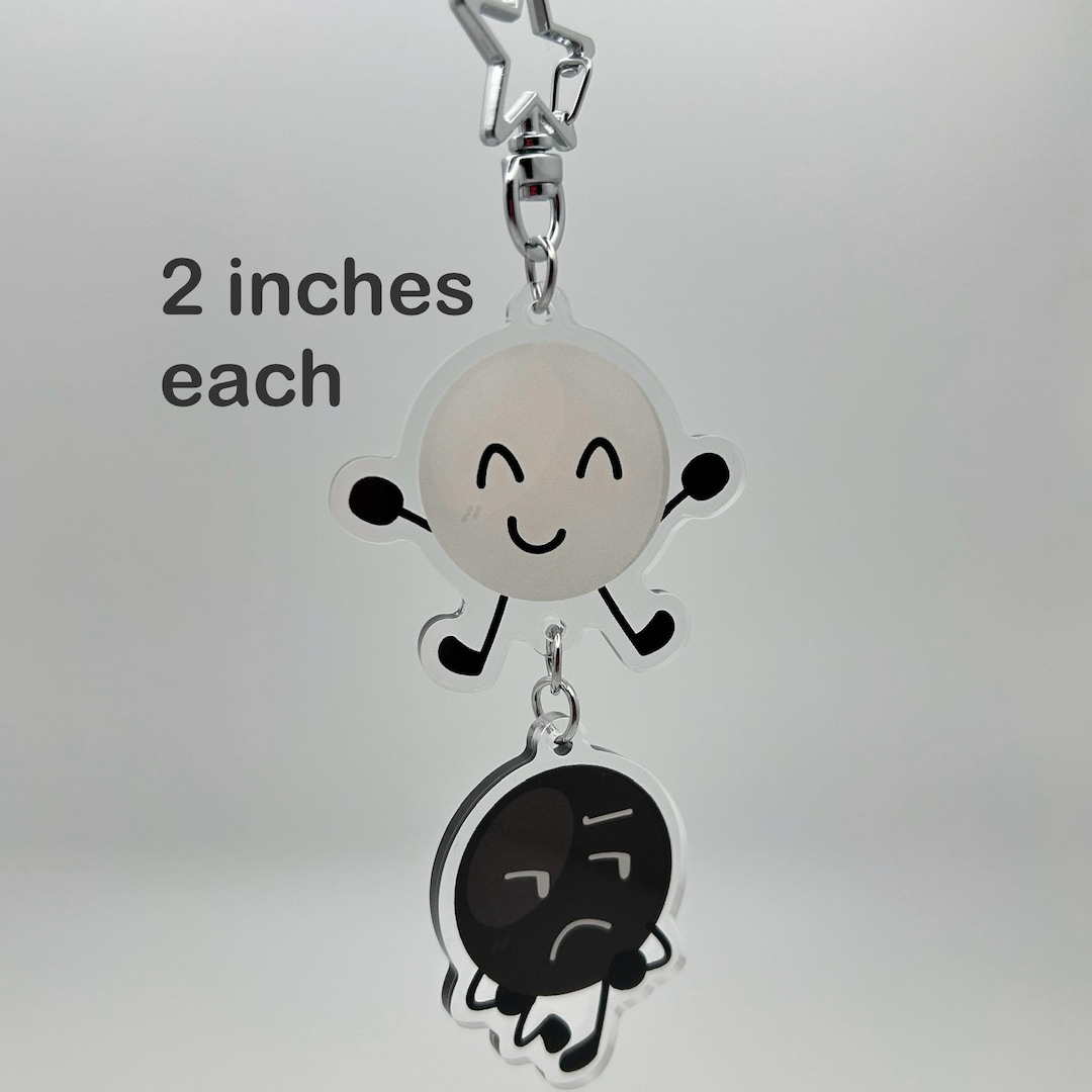 Yinyang Double-sided Connected Keychain - Inanimate Insanity - Object ...