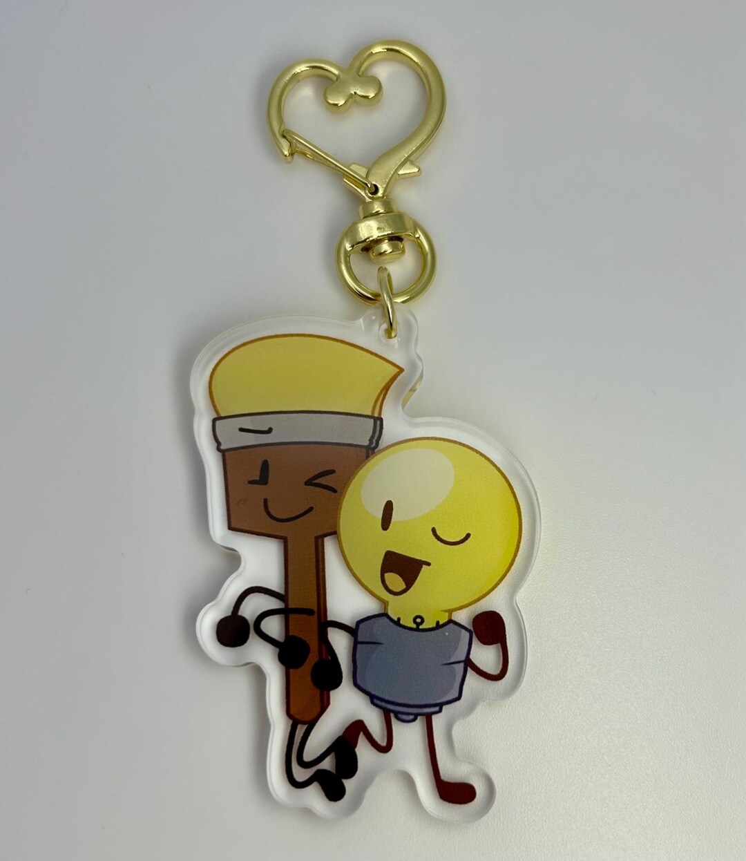 Lightbrush Double-sided Keychain - Inanimate Insanity - Object Show - Etsy