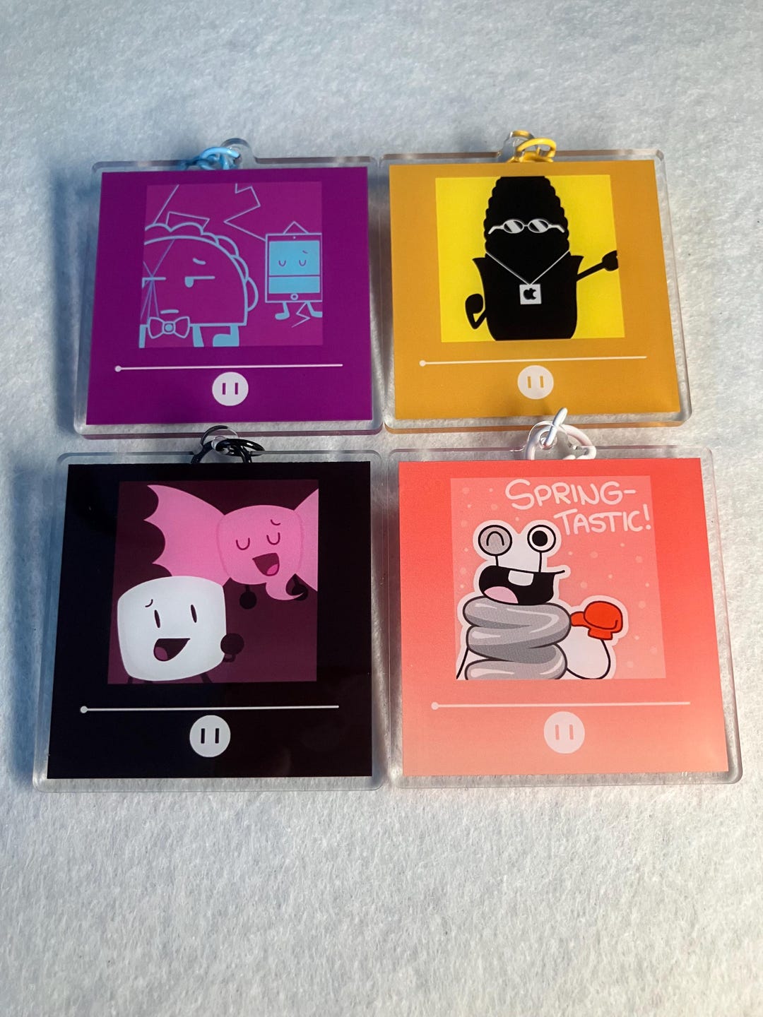 Inanimate Insanity Music Album Keychains - Object Show - Etsy