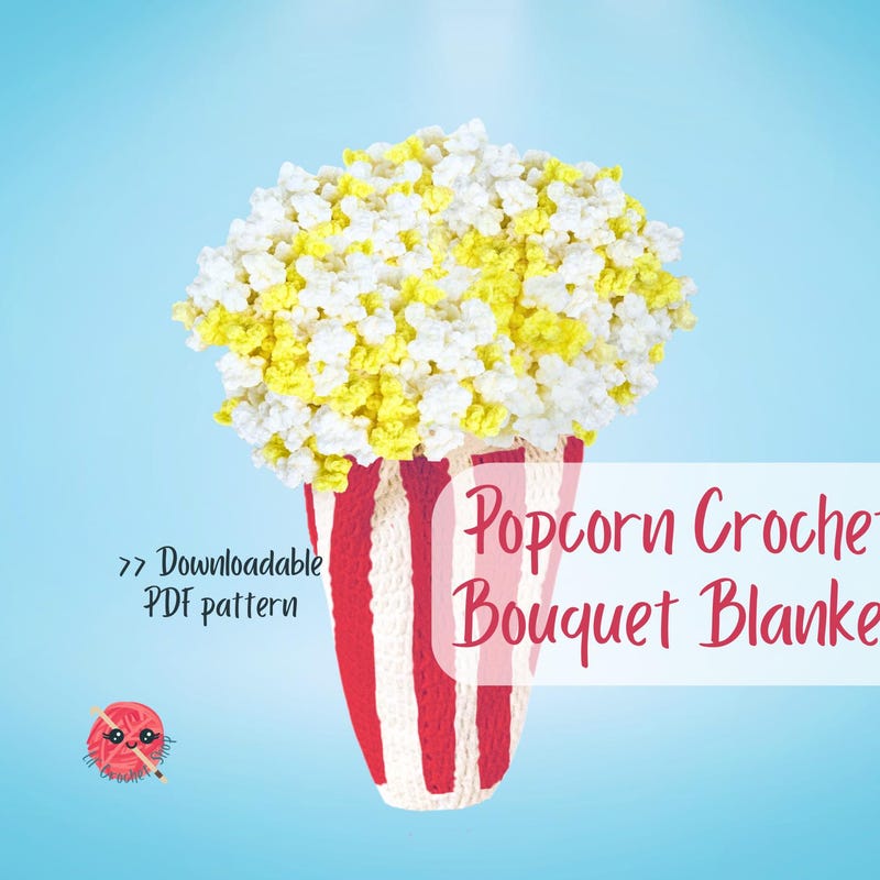 Popcorn Bucket Blanket Crochet Pattern - Etsy