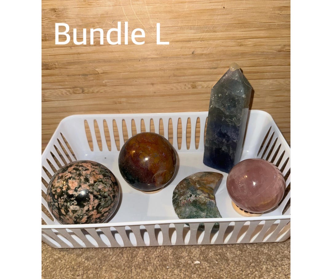 Small Crystal Towers / Spheres / Carvings Bundles - Etsy