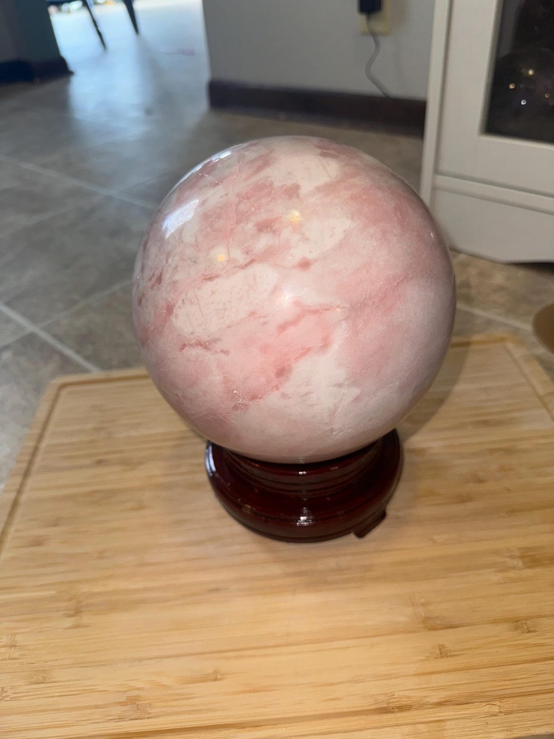 Large Pink Opal Sphere - Etsy