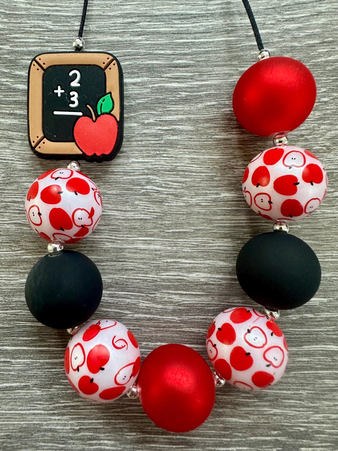 Back to School- Blackboard Statement Necklace - Etsy