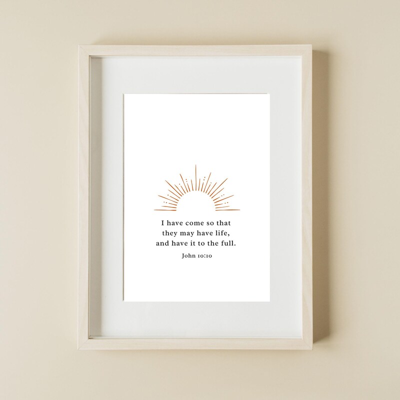 John 10 10 - Etsy