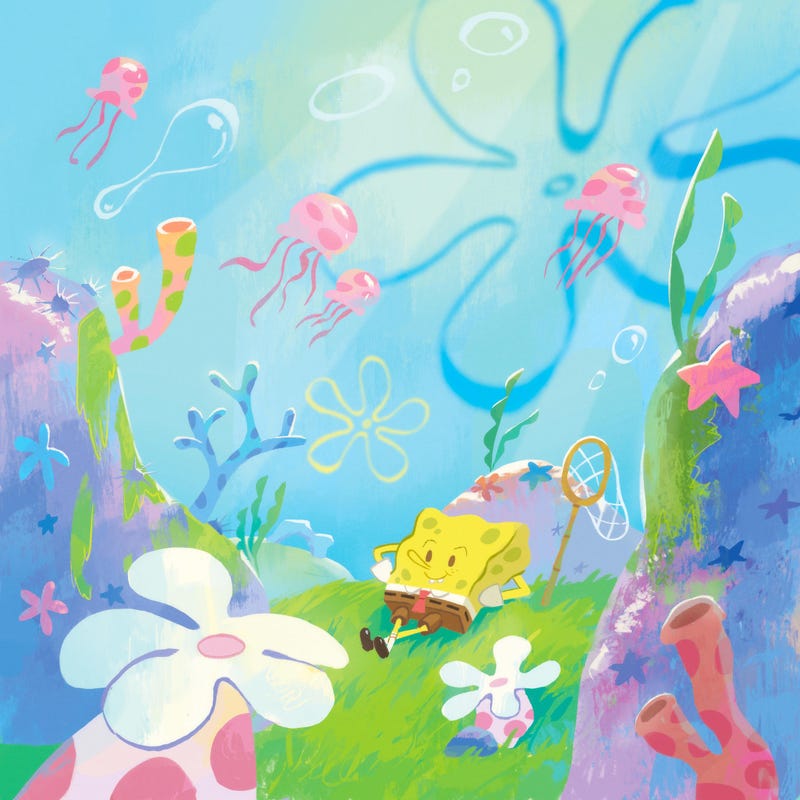 Spongebob Poster - Etsy