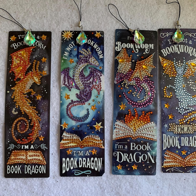 Diamond Art Bookmarks - Etsy