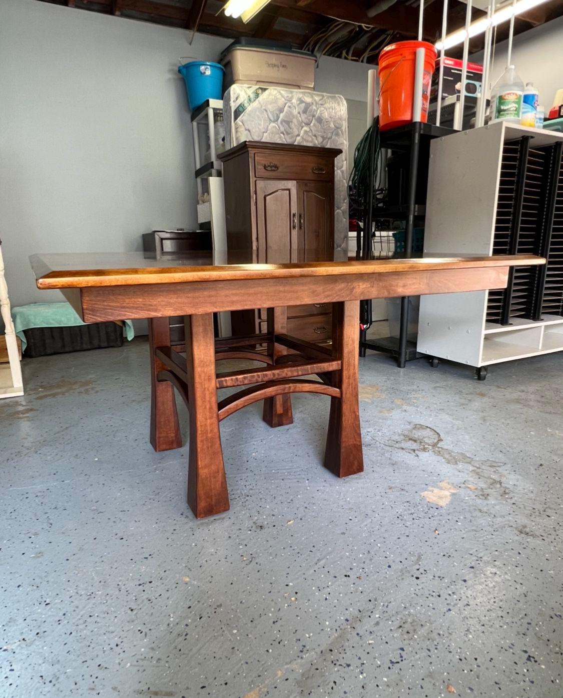 Hand Built Amish Dining Table From Pennsylvania. 4 Ft Square - Etsy