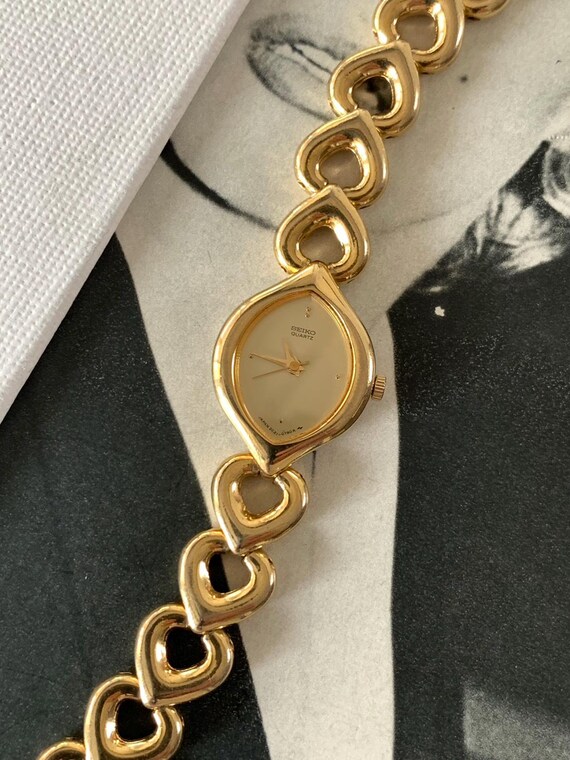 Vintage SEIKO Gold Tone Japan made quartz , Ladie wa… - Gem