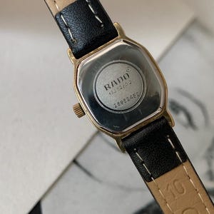 Vintage RADO Swiss Roman Watch Base Metal Gold Tone, Swiss Made ,quartz ...