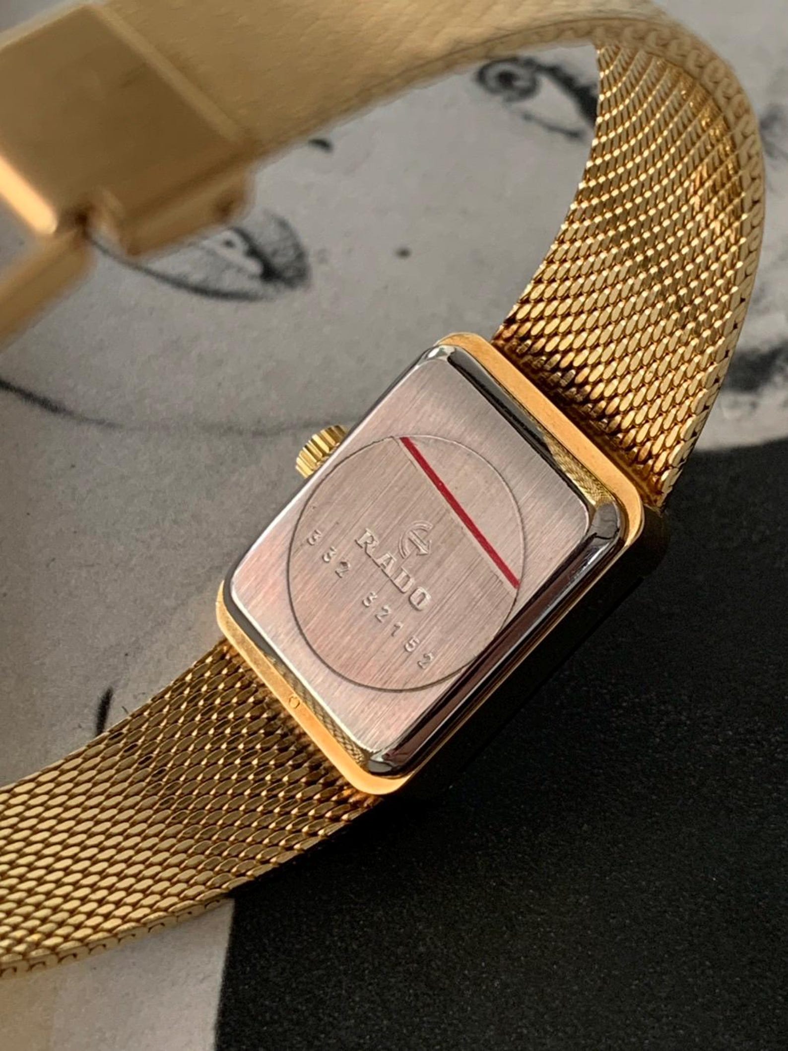 Rare RADO Vintage Swiss Gold Plated Jewelry Women Watch, Mechanical ...