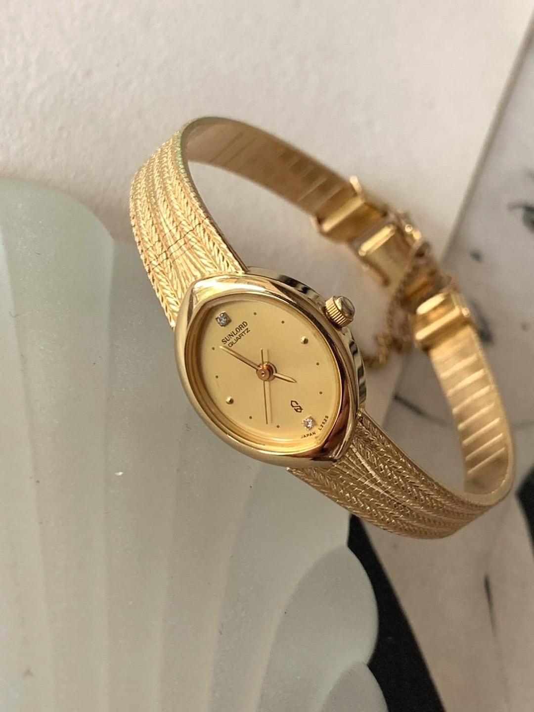 Vintage SUNLORD Jewelry Watch Gold Tone Japan Made Quartz Watch - Etsy