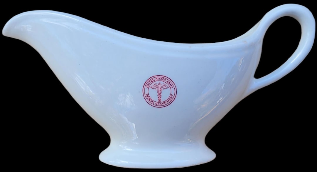 Vintage Military Gravy Boat United States Army Medical Department Seal ...
