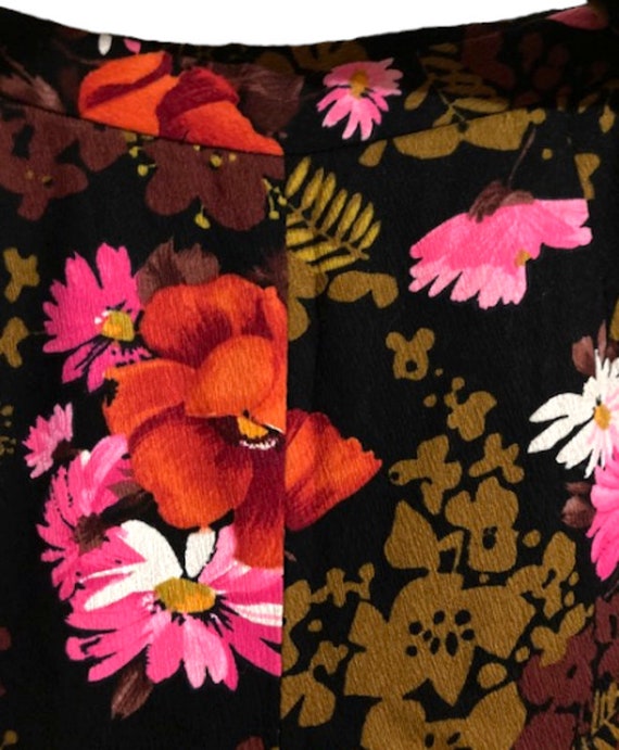 Rare Vintage FLORAL Bell Bottoms - 1960's Flower Patt… - Gem