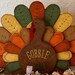Handpainted 3D Wooden Turkey, Fall Decor, Fall Centerpiece, Wooden ...