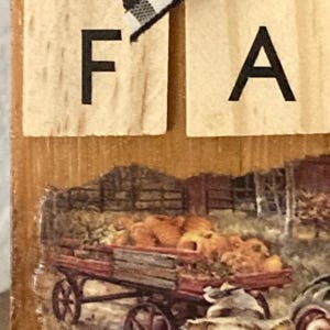 Fall Board With Easel, Fall Sign, Handmade Fall Decor, Shelf Sitter ...