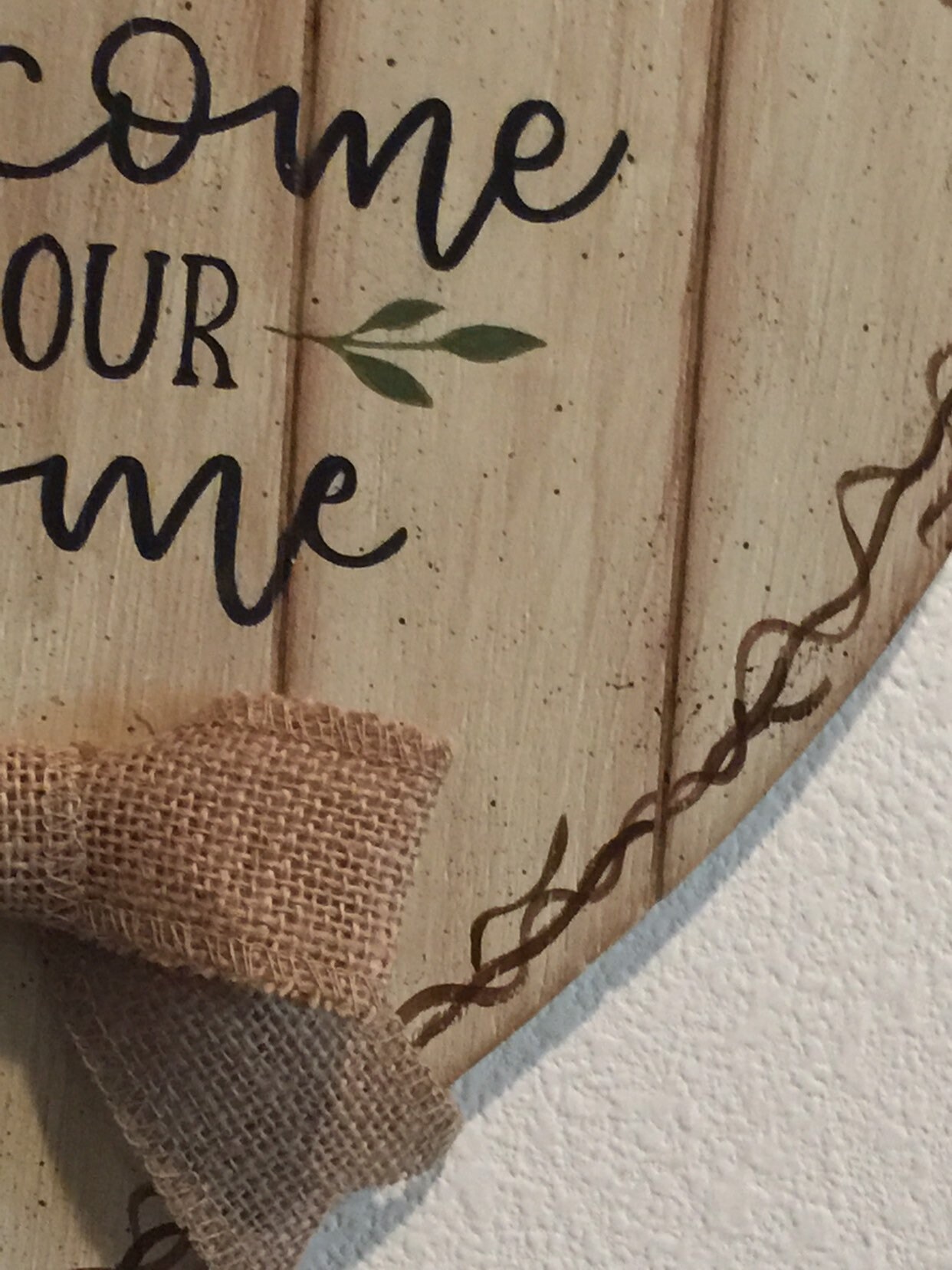 Welcome Home Farmhouse Heart Sign Boho Heart Sign Country - Etsy