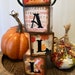 Fall Wood Blocks Decor, Harvest Decor, Farmhouse Decor, Tier Tray Decor ...