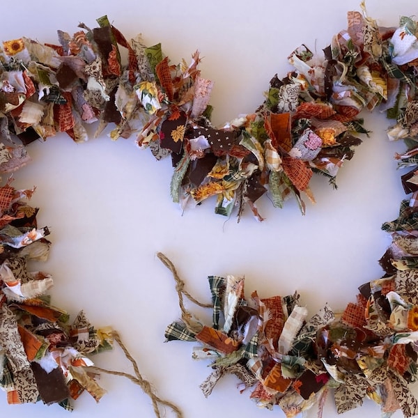 Rag Garland - Etsy