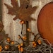 Fall Fence Decor, Fall Decor, Primitive Fall Decor, Pumpkin Fence ...