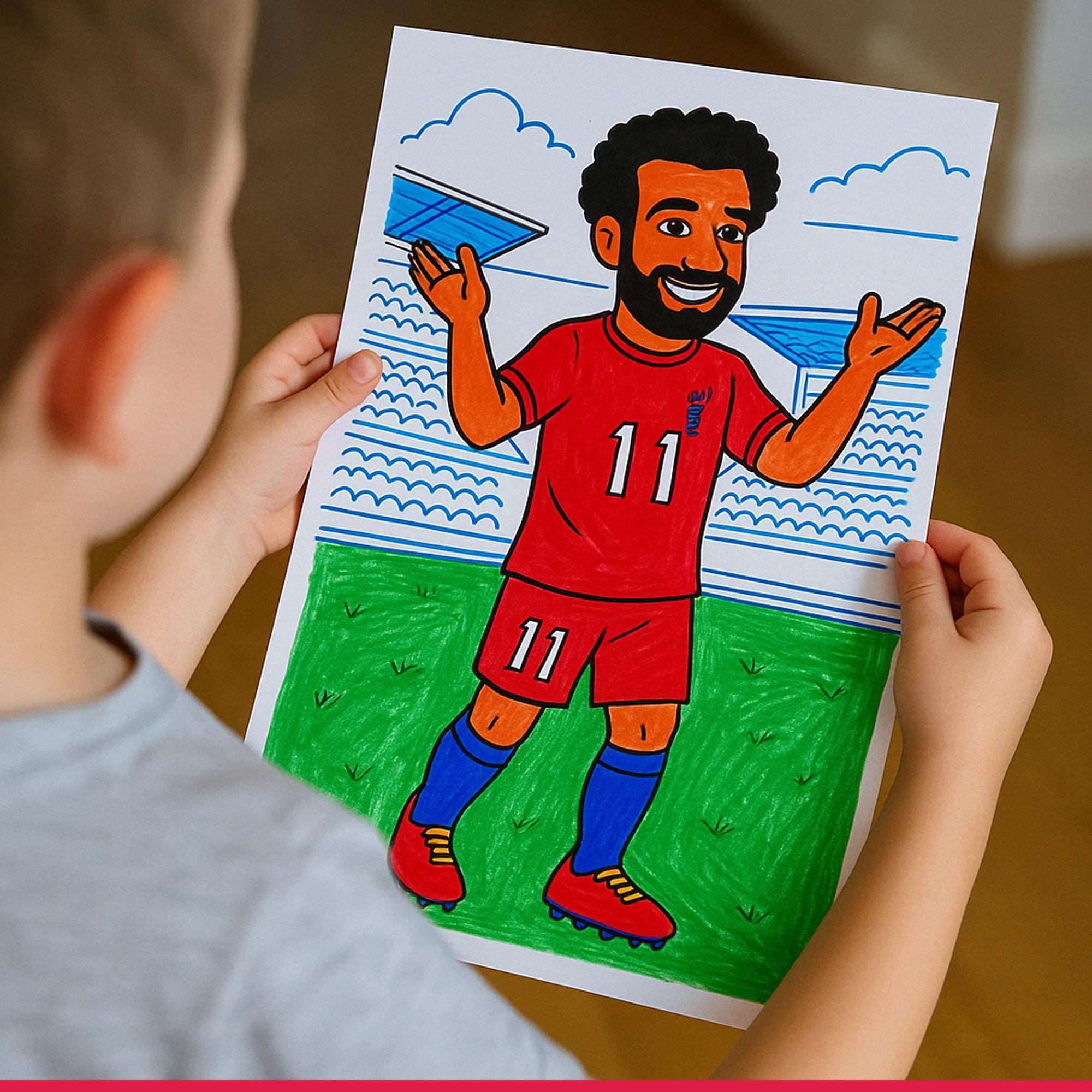 Liverpool FC Colouring Pages: Kids Football Activity (printable PDF) - Etsy