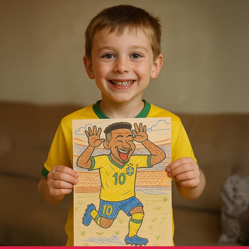 Football Colouring Book for Kids – 10 Famous Soccer Players – Messi ...