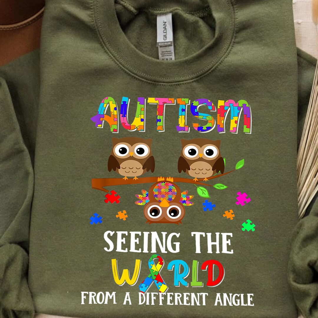 Autism Awareness Owl PNG: Puzzle Ribbon Digital Art (digital Download ...