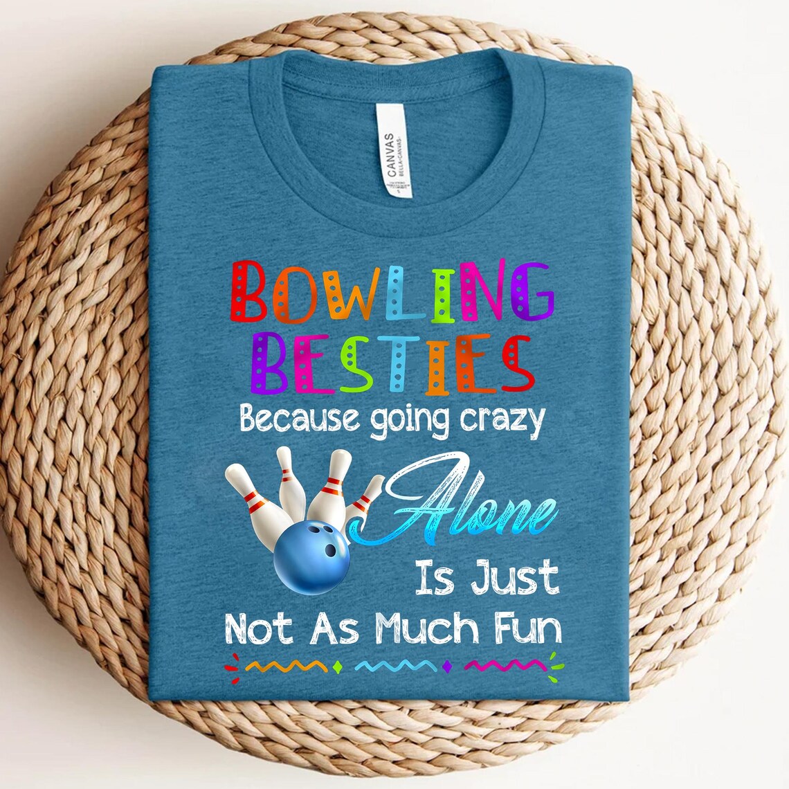 Bowling Besties PNG - Fun Bowling Quote Digital Download - Friends ...