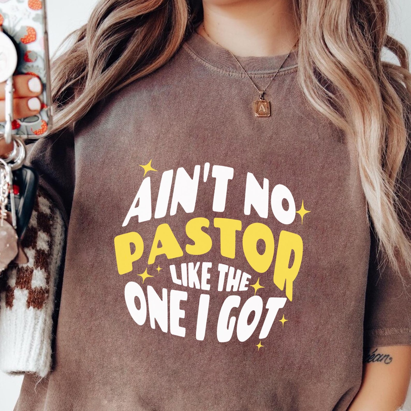 Pastor Quote PNG - Ain't No Pastor Like the One I Got - Christian ...