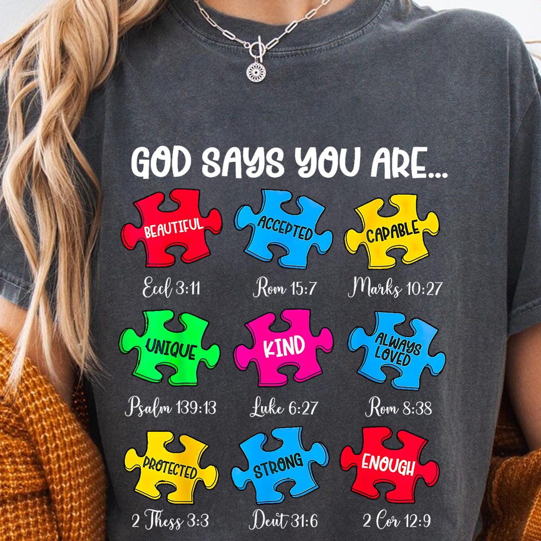 Faith-based Puzzle Pieces PNG: Inspirational Bible Verses (digital ...