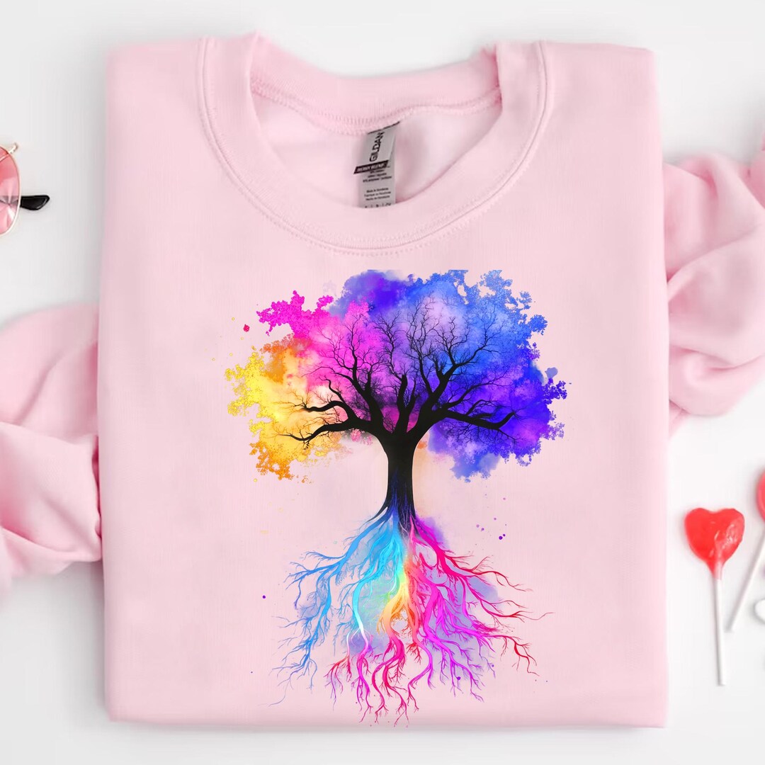Colorful Tree of Life PNG Design: Sublimation Digital Download - Etsy