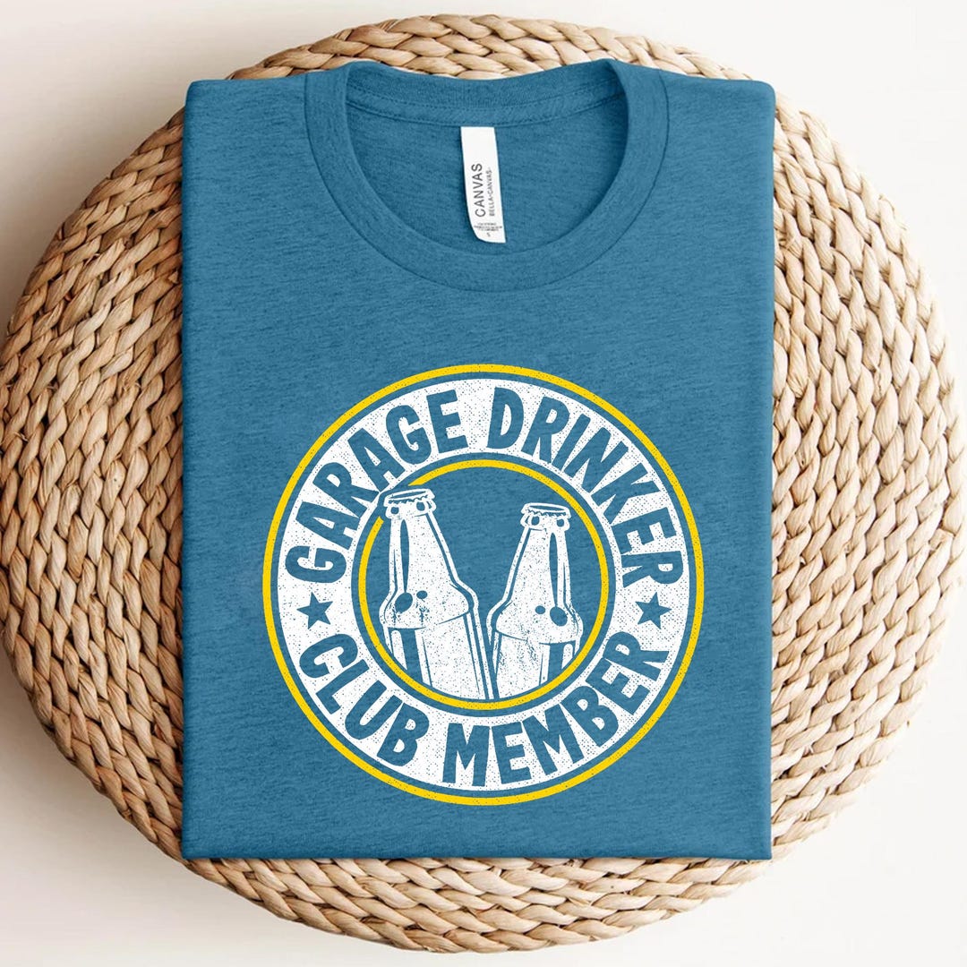 Garage Drinker Club Member PNG - Vintage Beer Lover Digital Design for ...