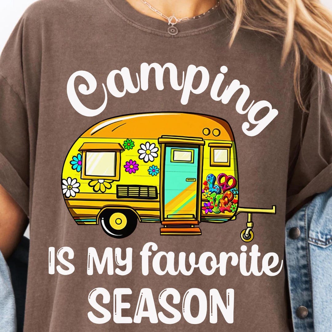 Retro Camper PNG: Camping Season Design (digital Download) - Etsy