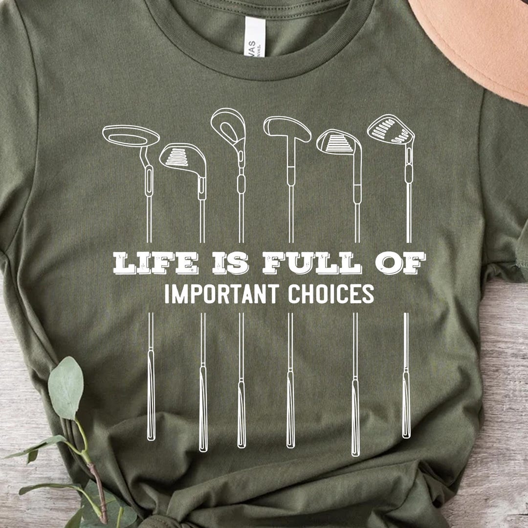 Funny Golf Clubs PNG: Golfer Shirt Design (digital Download) - Etsy