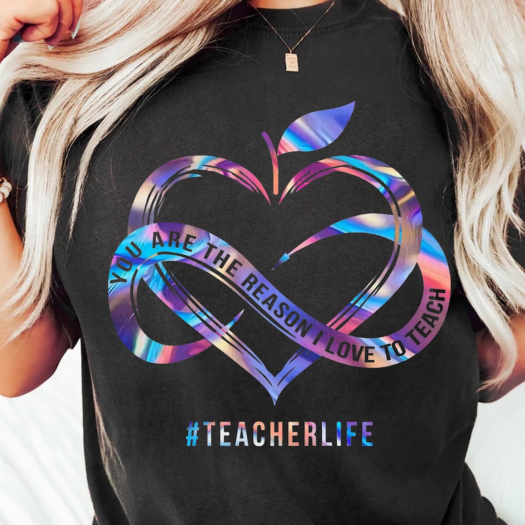 Teacher Appreciation PNG | You Are the Reason I Love to Teach | Heart ...