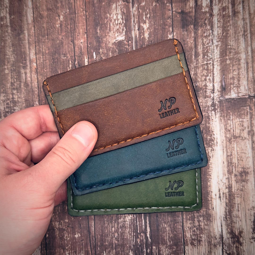 THE MOCKSON WALLET Walnut Brown Pine Grey Badalassi Carlo Pueblo Veg ...