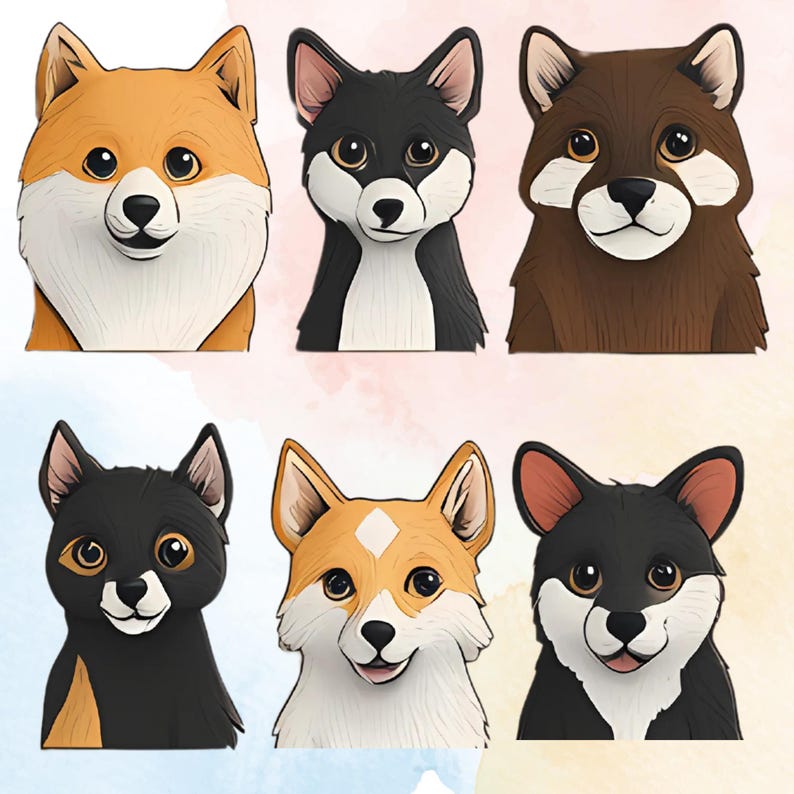 23 Animals MEGA Bundle Clipart Cute Animals PNG Clipart - Etsy